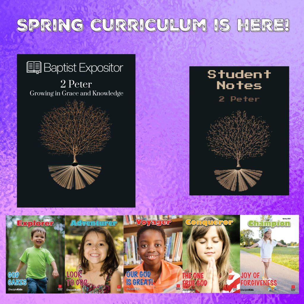 Spring Sunday School Preview - Baptist Trumpet